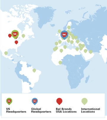 Our Locations & Plants | Bel Brands USA